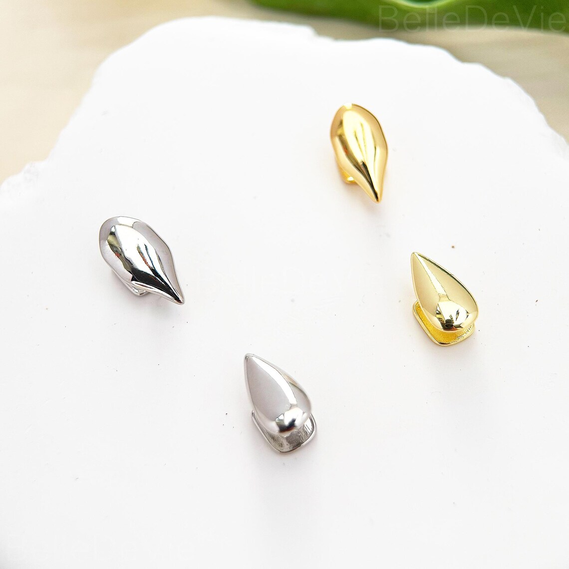 Canine Teeth 14 Gold Plated Fang Grillz for Men & Women | Hip Hop ...