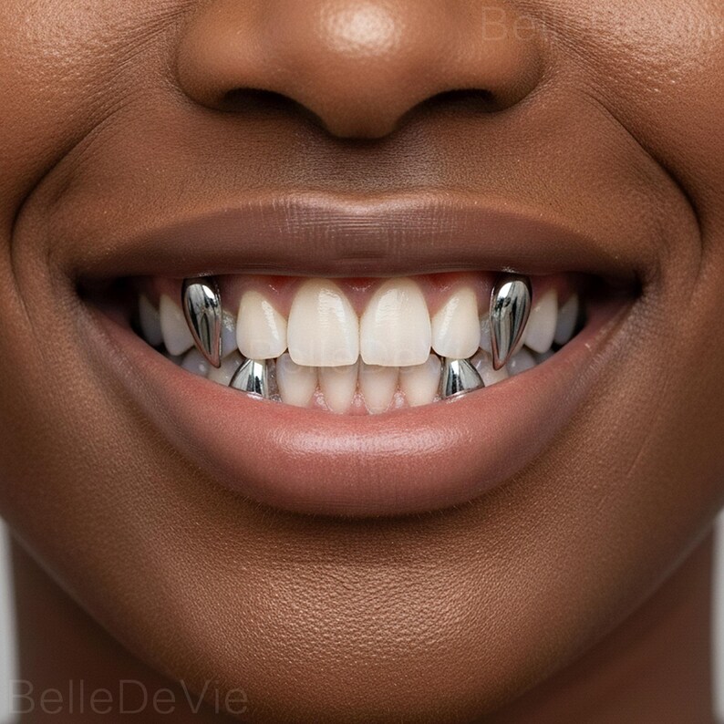 Canine Teeth 14 Gold Plated Fang Grillz for Men & Women | Hip Hop ...