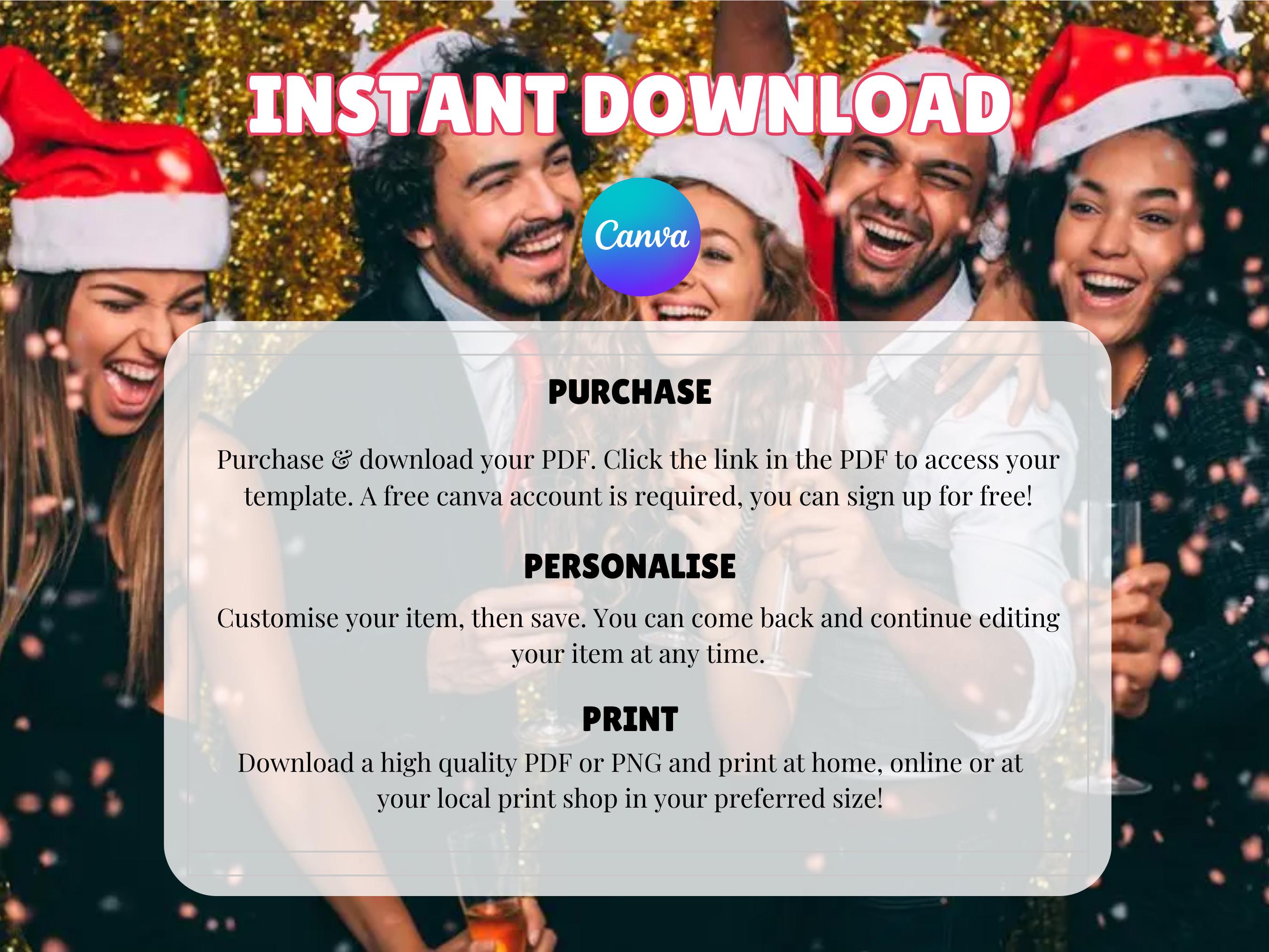 Christmas Party Game for Adults Friendsmas Drinking Games Fun Christmas ...