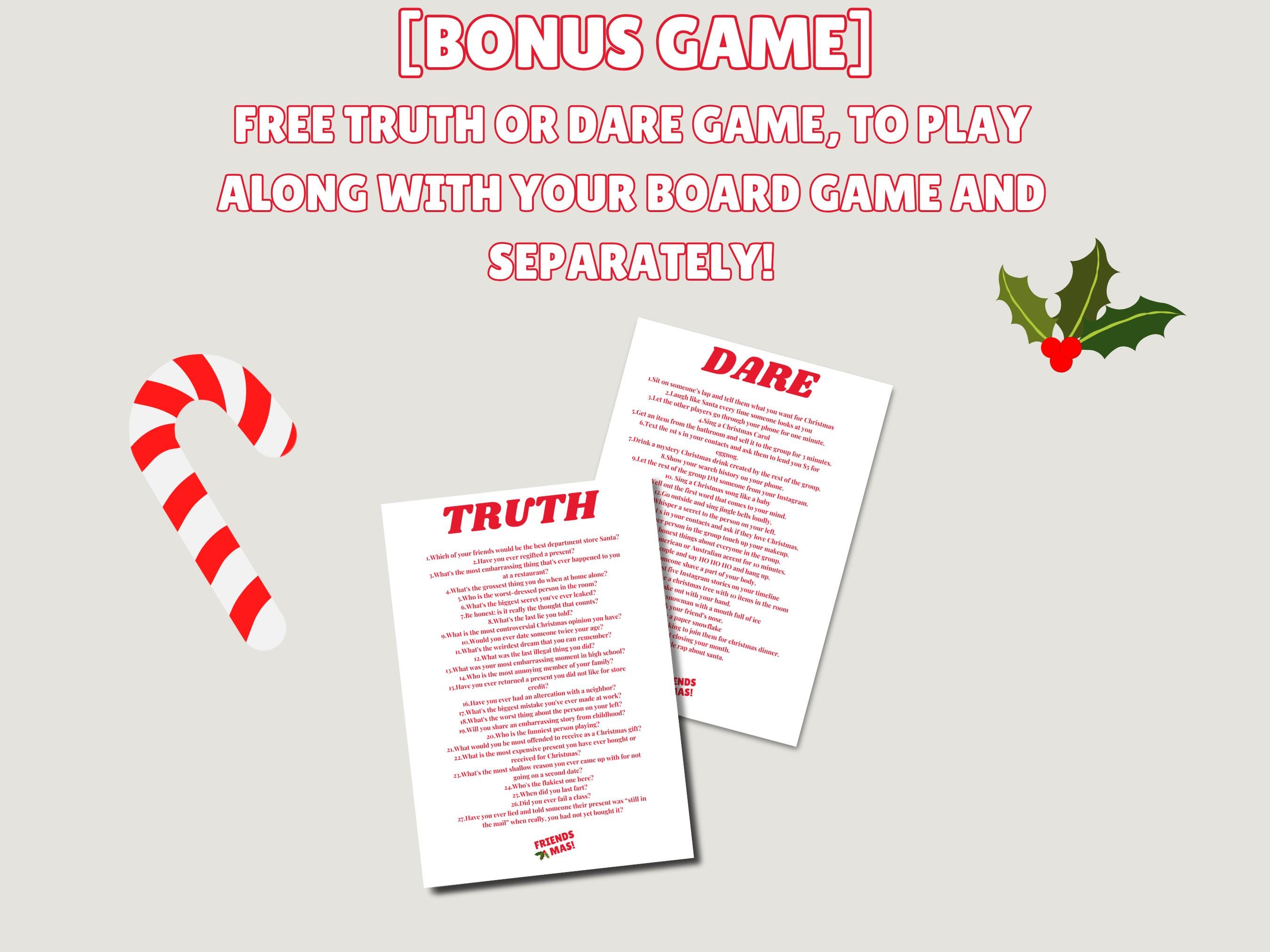 Friendsmas Christmas Party Game for Adults Drinking Games Fun Christmas ...