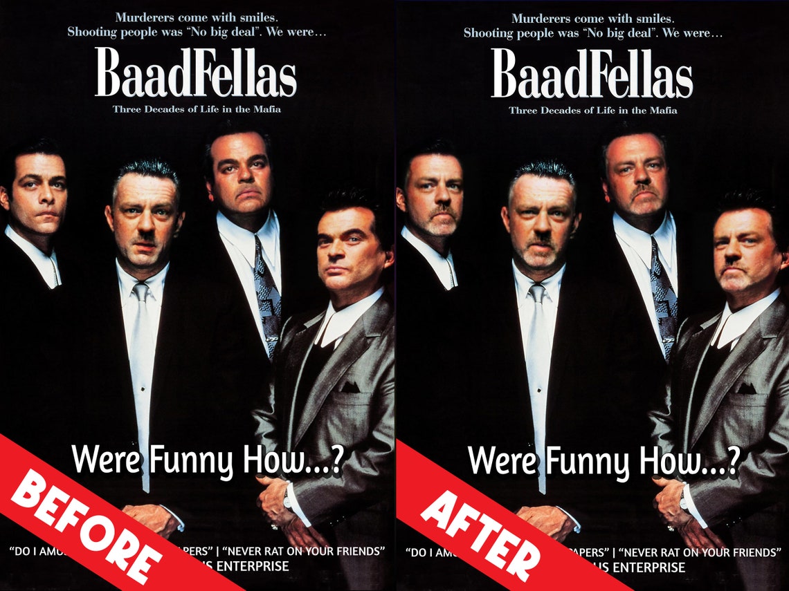 Custom Face Swap Movie Poster, Goodfellas Spoof Gift - Etsy