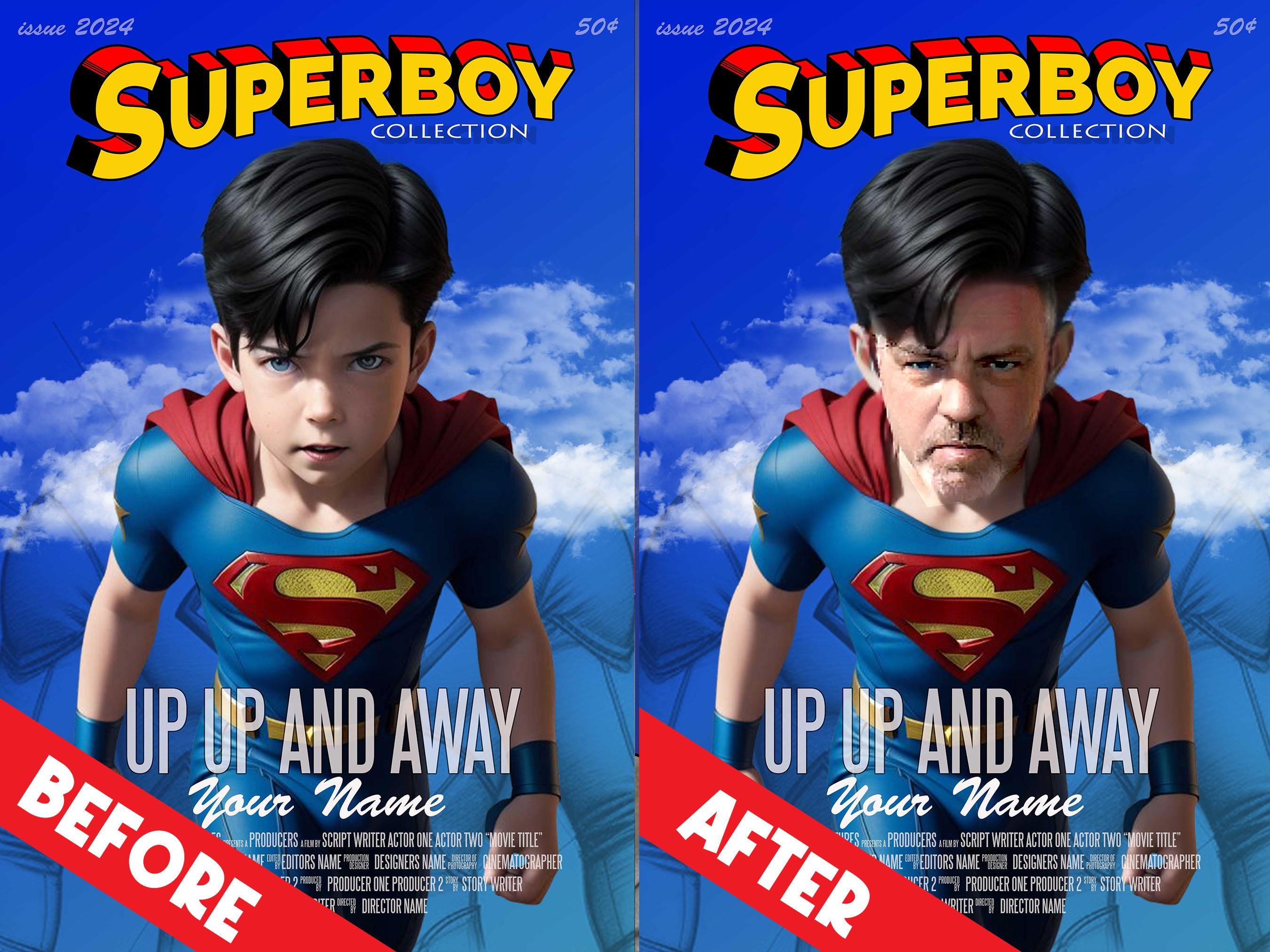 Face Swap Bada Poster Superboy is Gift for the Kids Wanting to Be ...