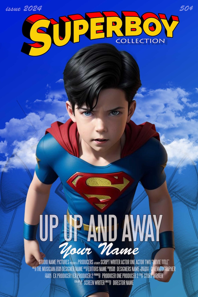 Face Swap Bada Poster Superboy is Gift for the Kids Wanting to Be ...