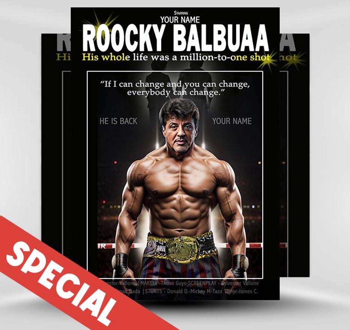 Face Swap Poster Bada Roocky Balbuaa is a Gift for the Kids Because Its ...