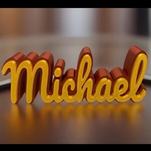 Personalized 3D Printed Name Sign | Custom Name Decor | Handmade Home ...