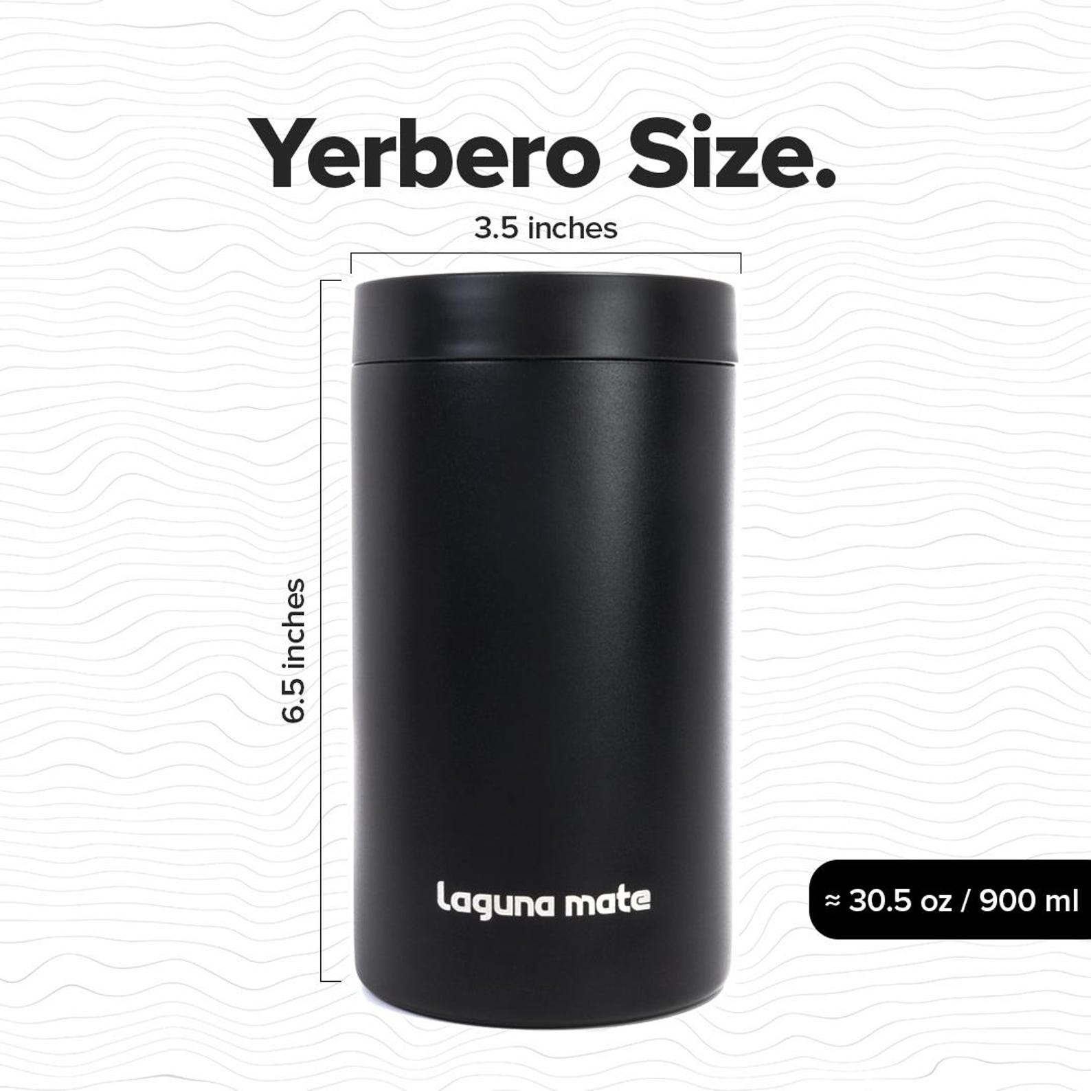 Yerbero Yerba Mate Container With Easy to Open Twist Cap and Pour Spout ...