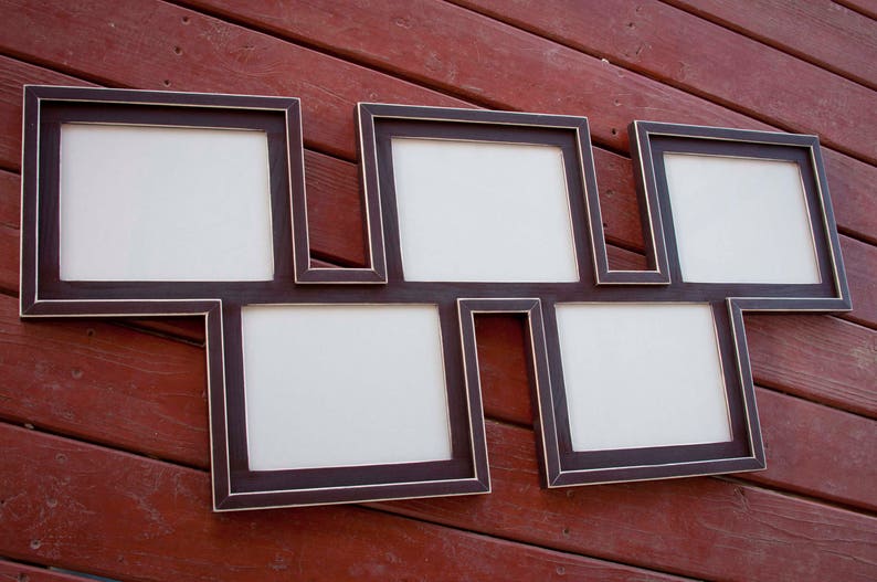 Collage Picture Frame MULTI 5 Opening Staggered 8x10 Etsy Collage Picture Frame MULTI 5 Opening Staggered 8x10 Etsy