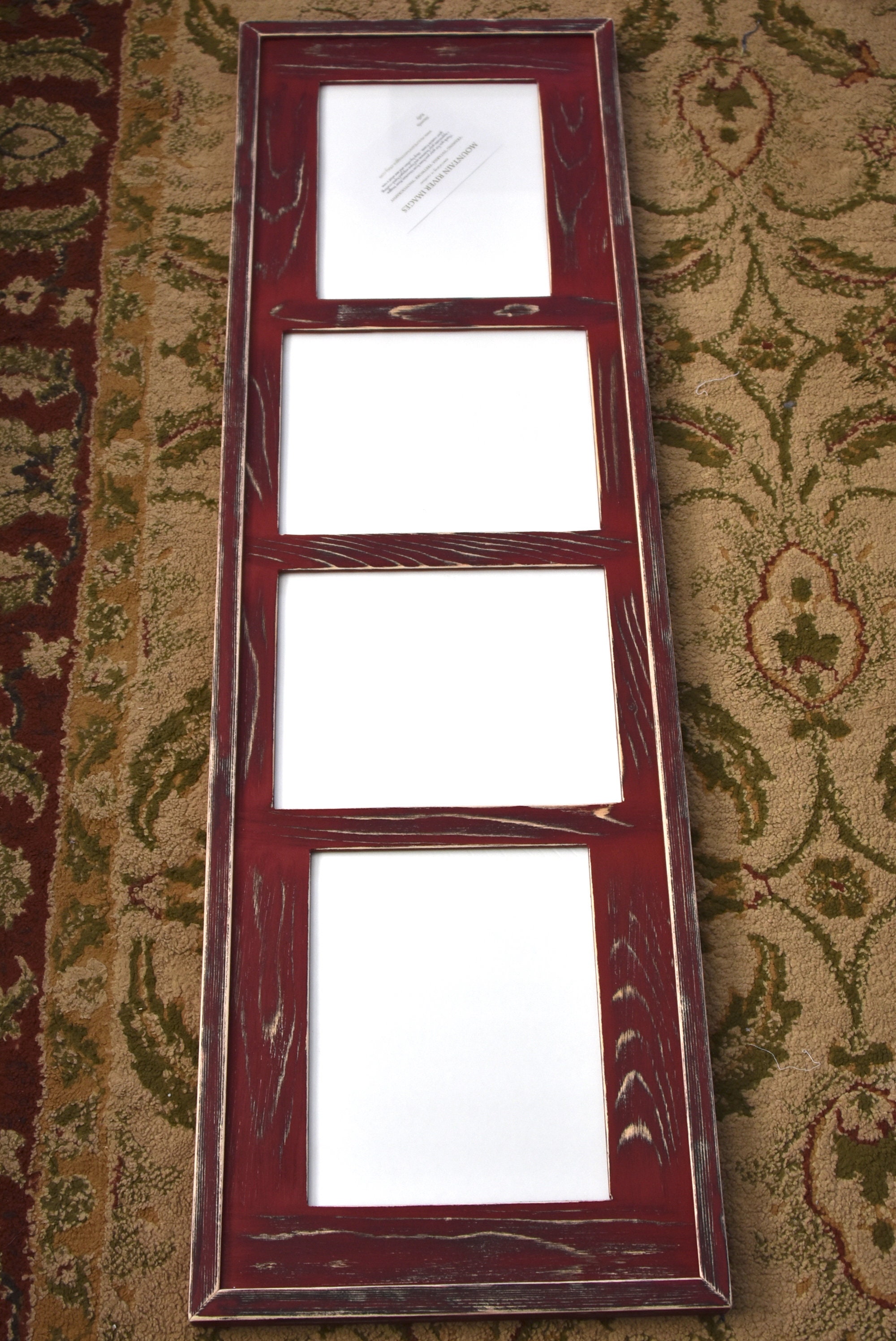 Collage Picture Frame MULTI 4 Opening 8x10 distressed rustic | Etsy