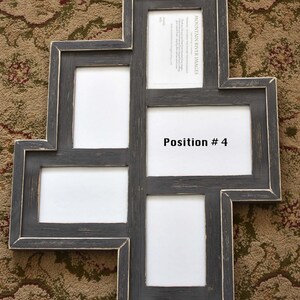 Multi 5 Opening Collage Frame With 1) 5x7 and 4) 4x6's....magnet With ...