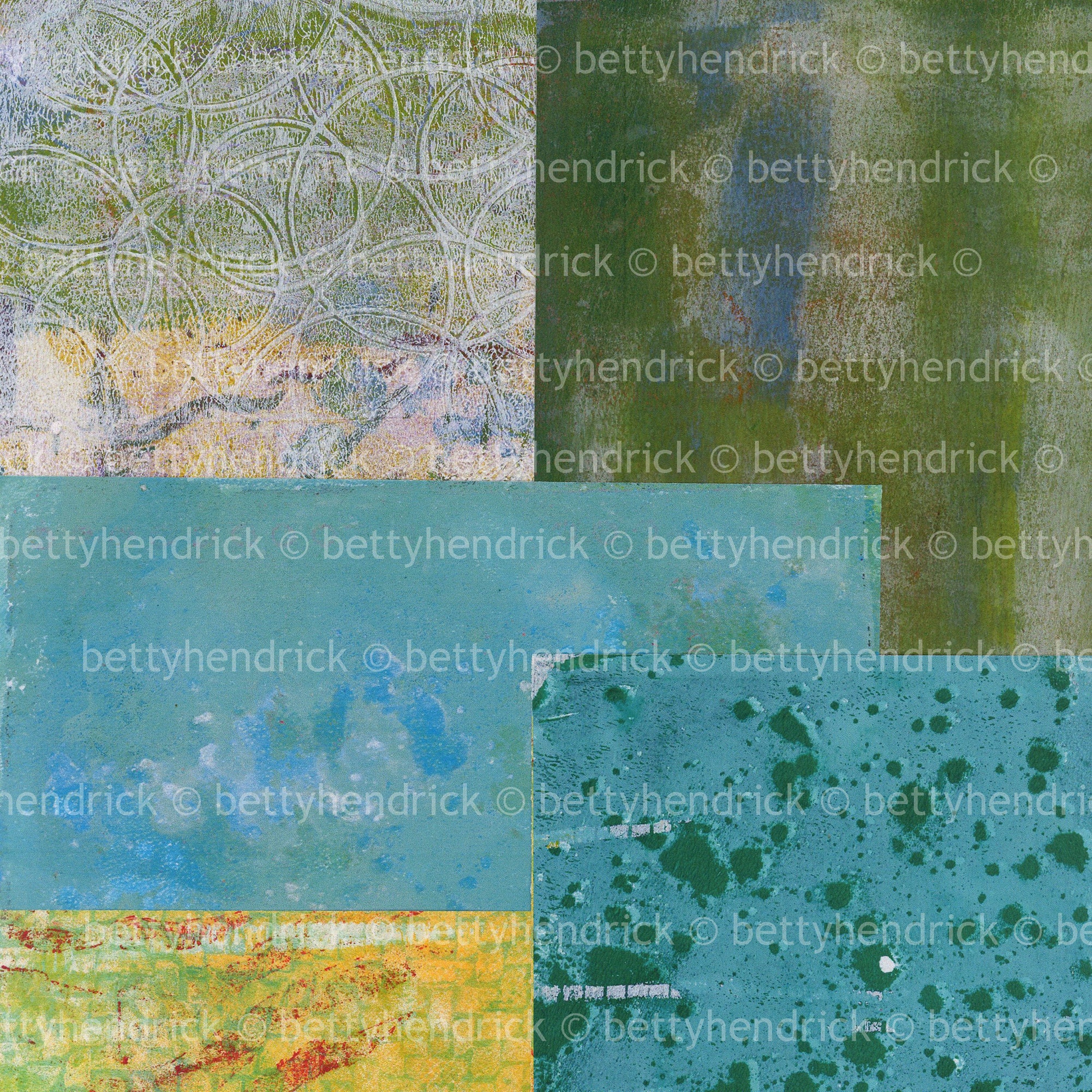 Printable Painted Collage Papers, Junk Journal Mixed Media Collage ...