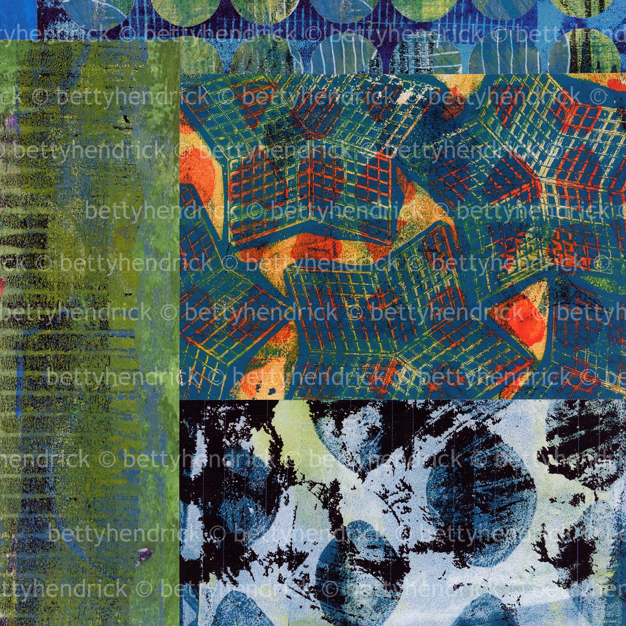 Printable Painted Collage Papers, Junk Journal Mixed Media Collage ...