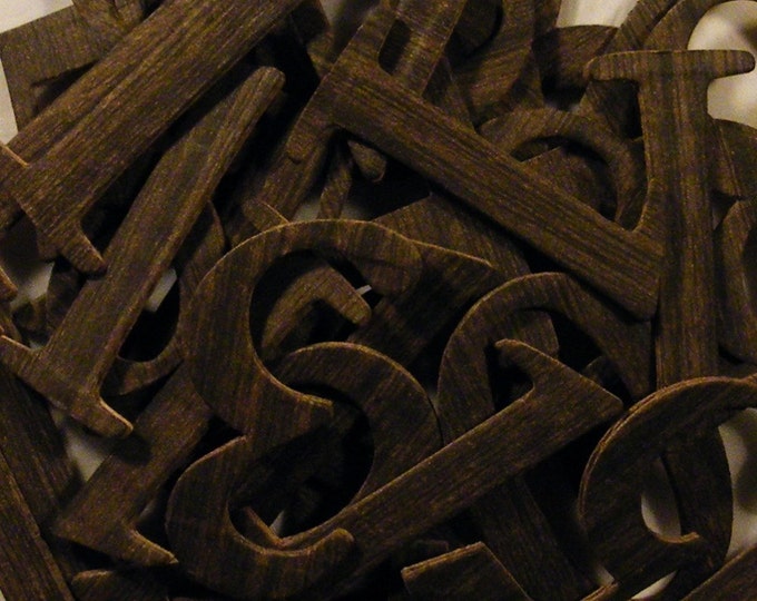31 Cardboard Numbers Wood Grain Pattern Die Cut Numbers 1 to - Etsy