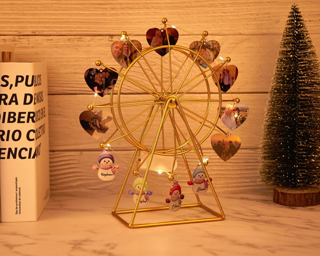 Personalized Photos Ferris Wheel,wedding Photo Frame Gift for Couple ...