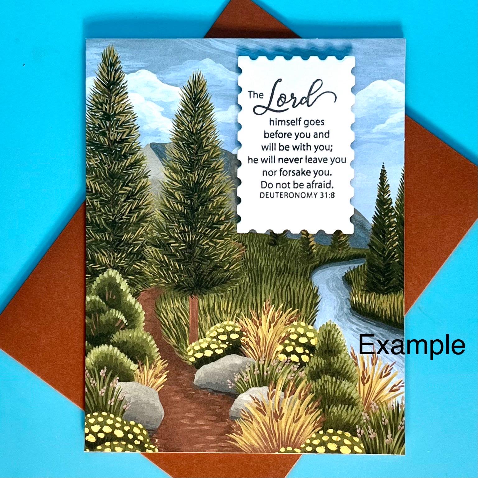 Inspirational Scenery Collection - 3 Cards Set With 4 Inspirational ...