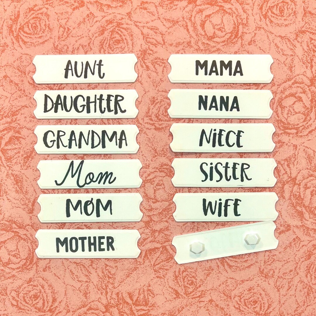 Family Members Female Tag/sentiment for Greeting Cards - Etsy