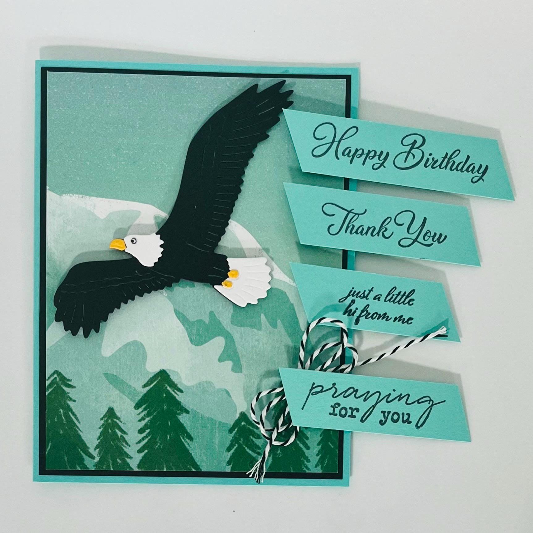 Flying Eagle 3D Card - Etsy