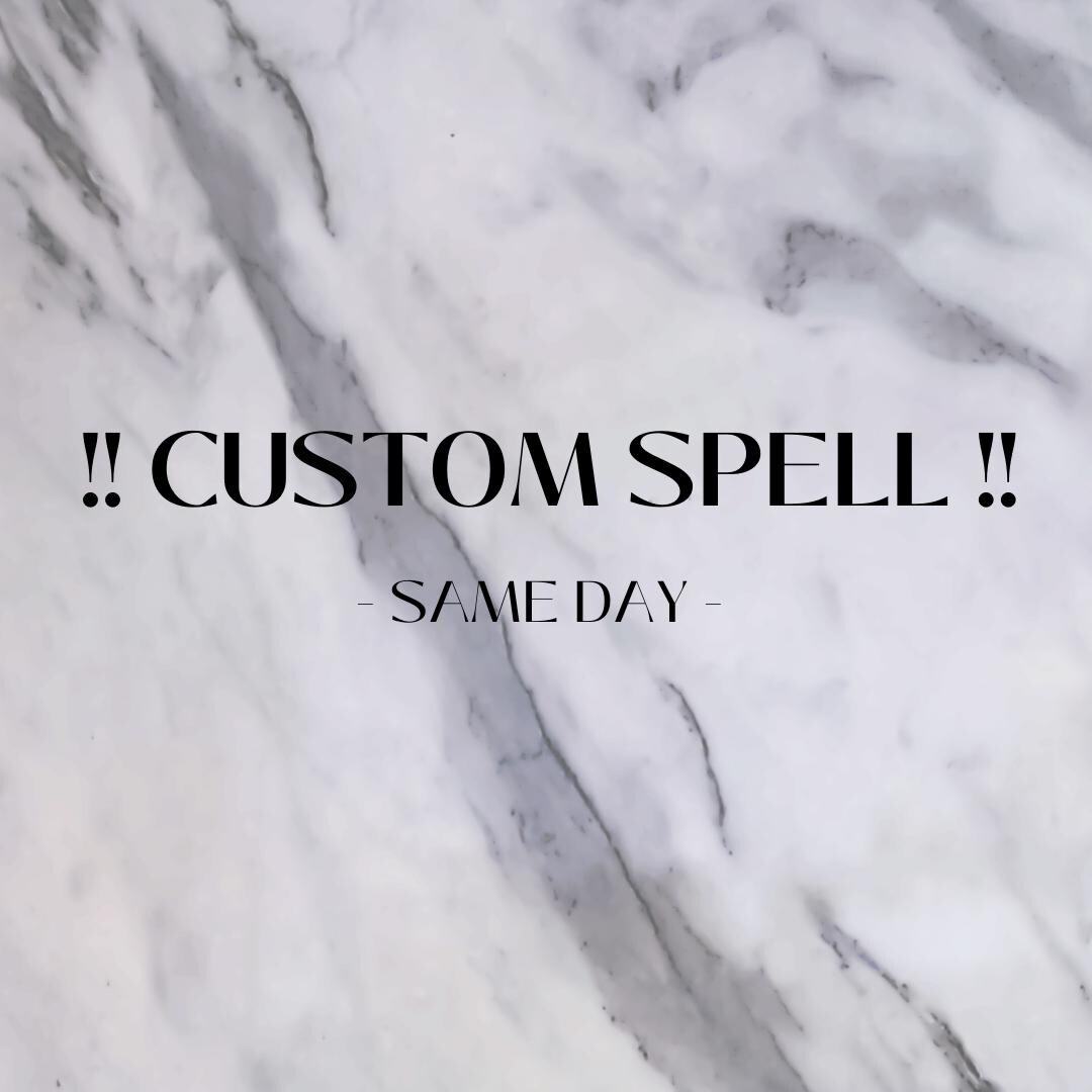 Personalized Custom Spell Casting: Manifest Your Wish (digital PDF) - Etsy