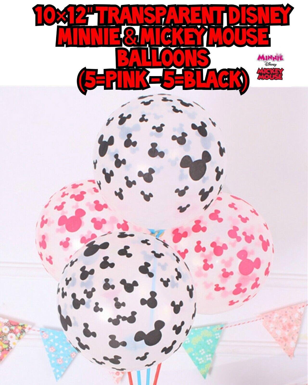Disney Mickey Mouse Minnie Mouse Birthday Party Balloons Children Kids ...