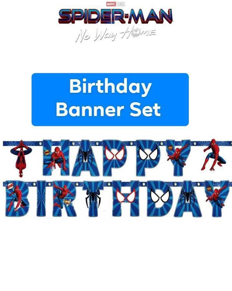 MARVEL SPIDERMAN Superhero Birthday Party Balloons Children Kids ...