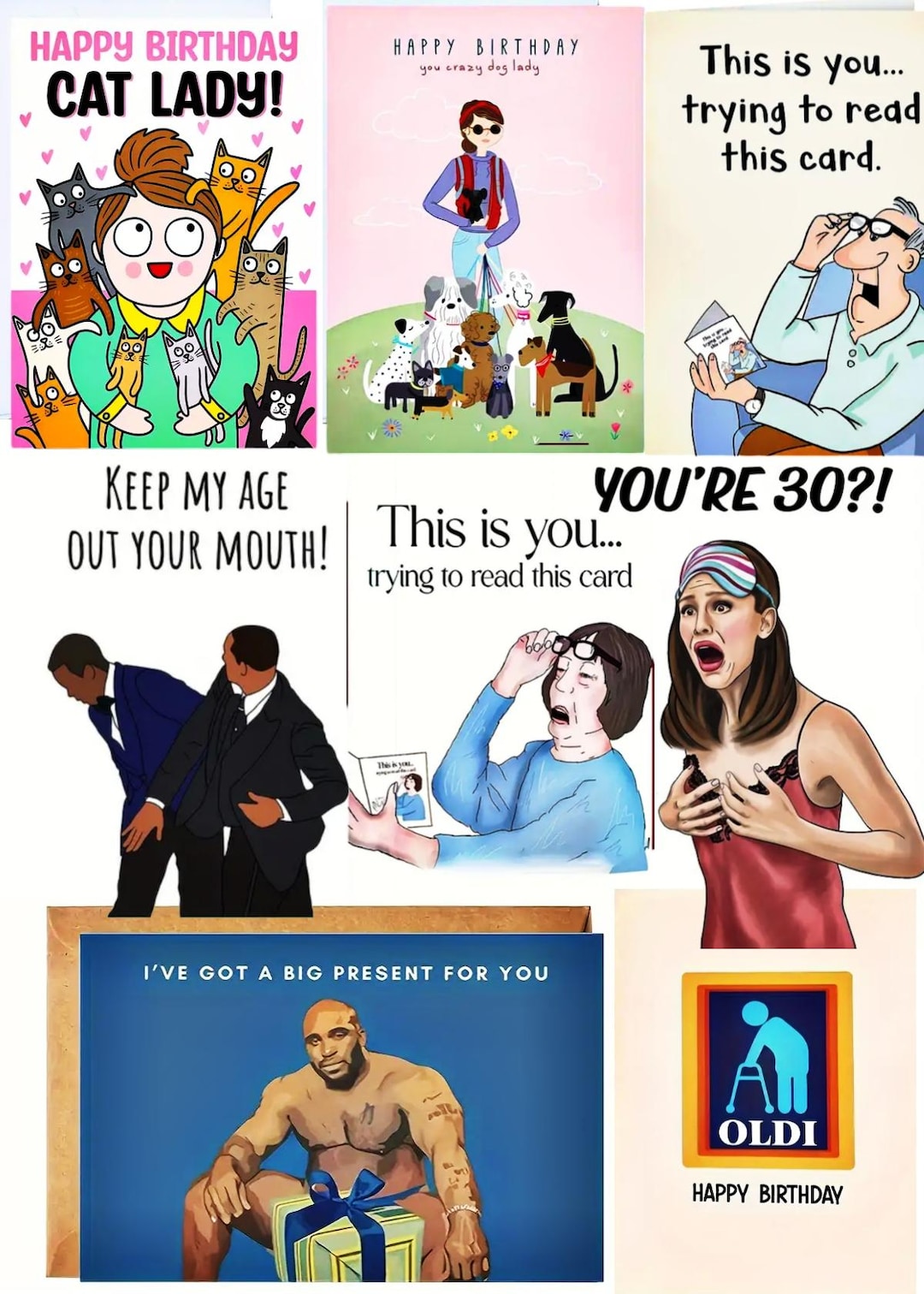 Adult Birthday Cards Funny Humour Jokes Insult Card, Funnier Joke ...