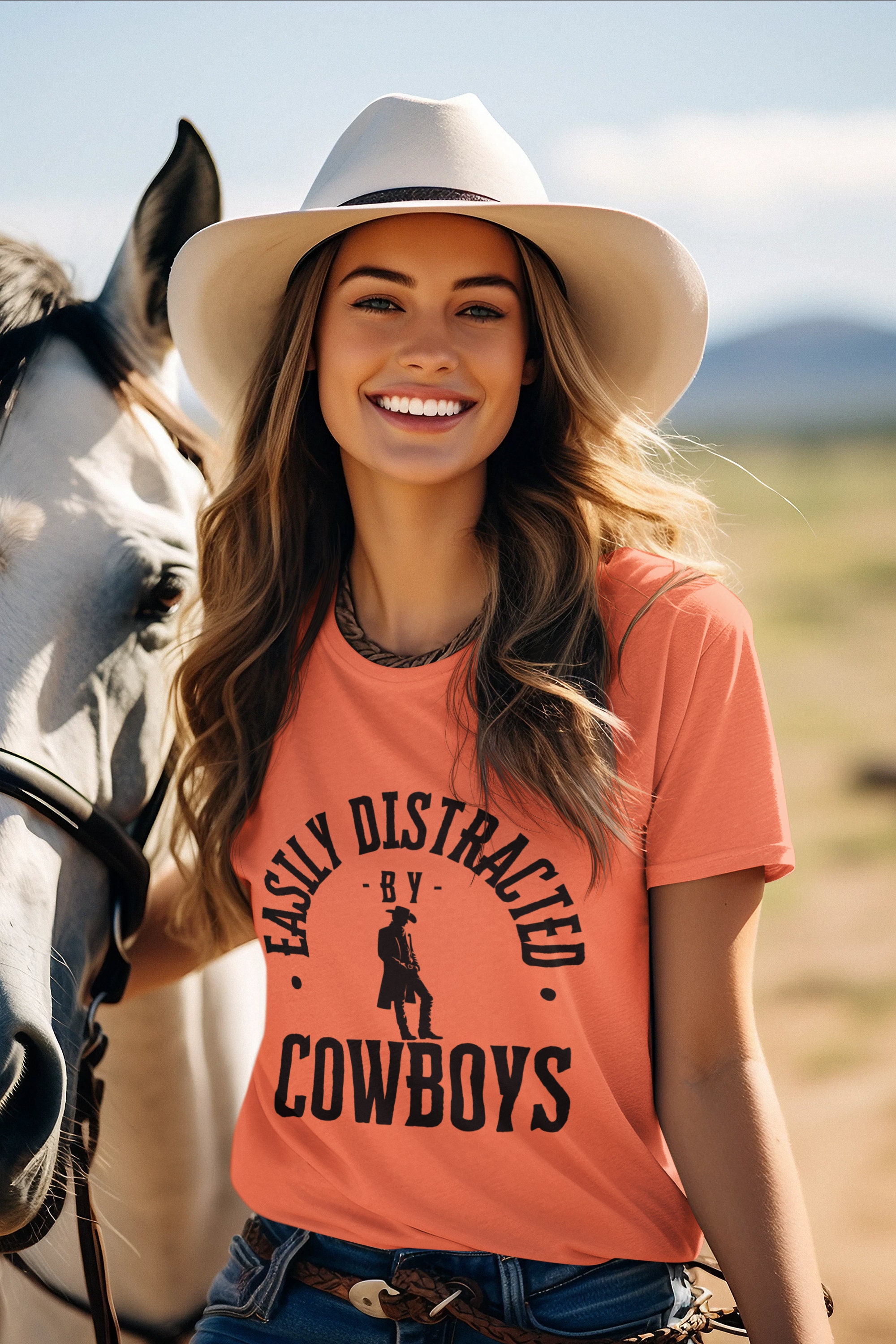 Womens T Shirt, Cowboy, T-shirt, Cowgirl, Farm, Ranch, - Etsy