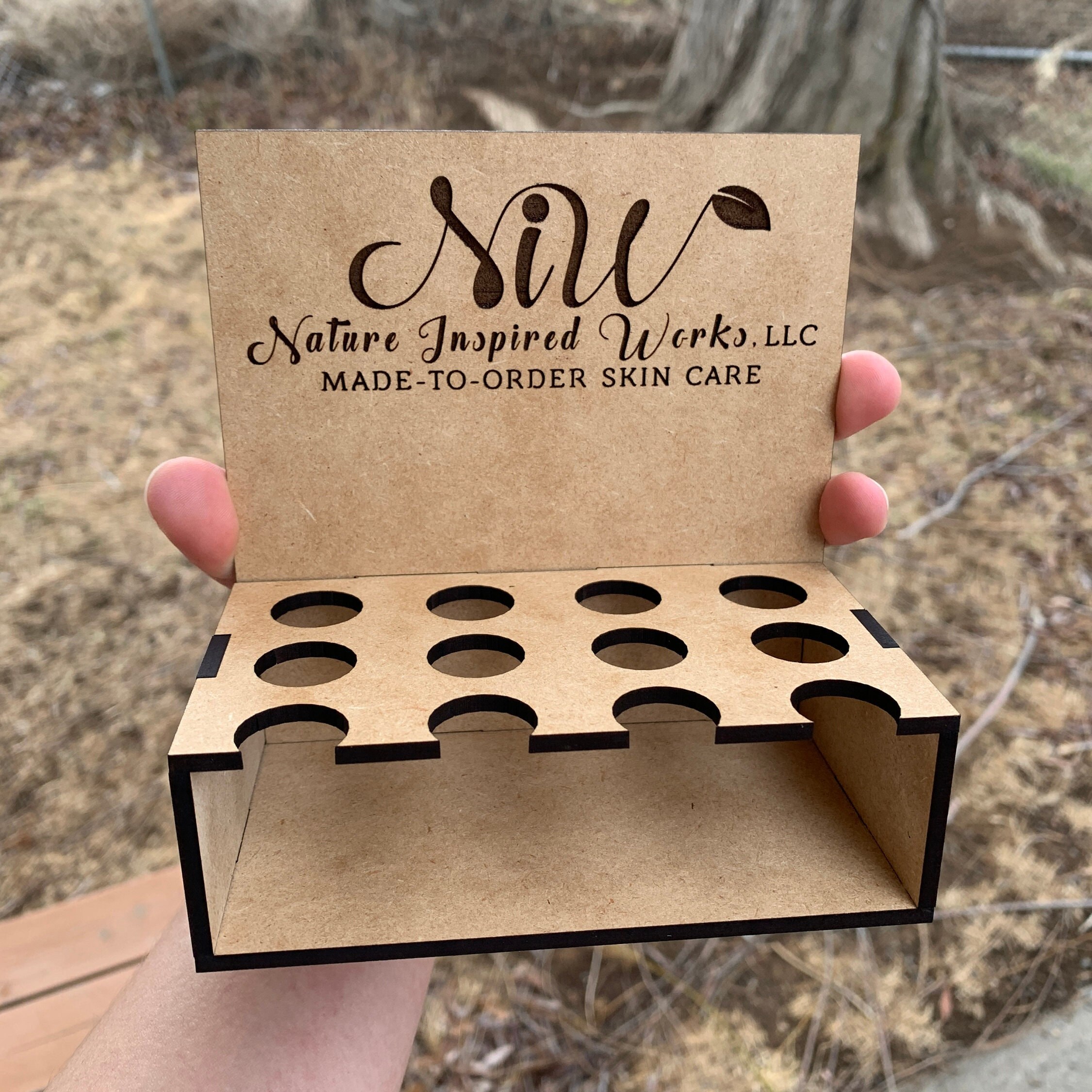 Wooden Lip Balm Display Stand Laser Cut Files for Instant Download 12 Balm Display - Etsy