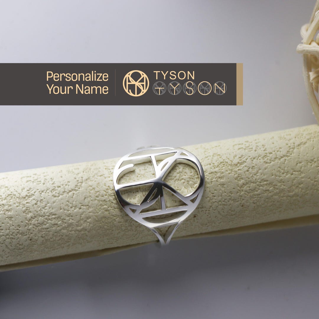 Personalized Name Logo Ring,name Logo Ring,name Ring,men's Fashion Gift ...