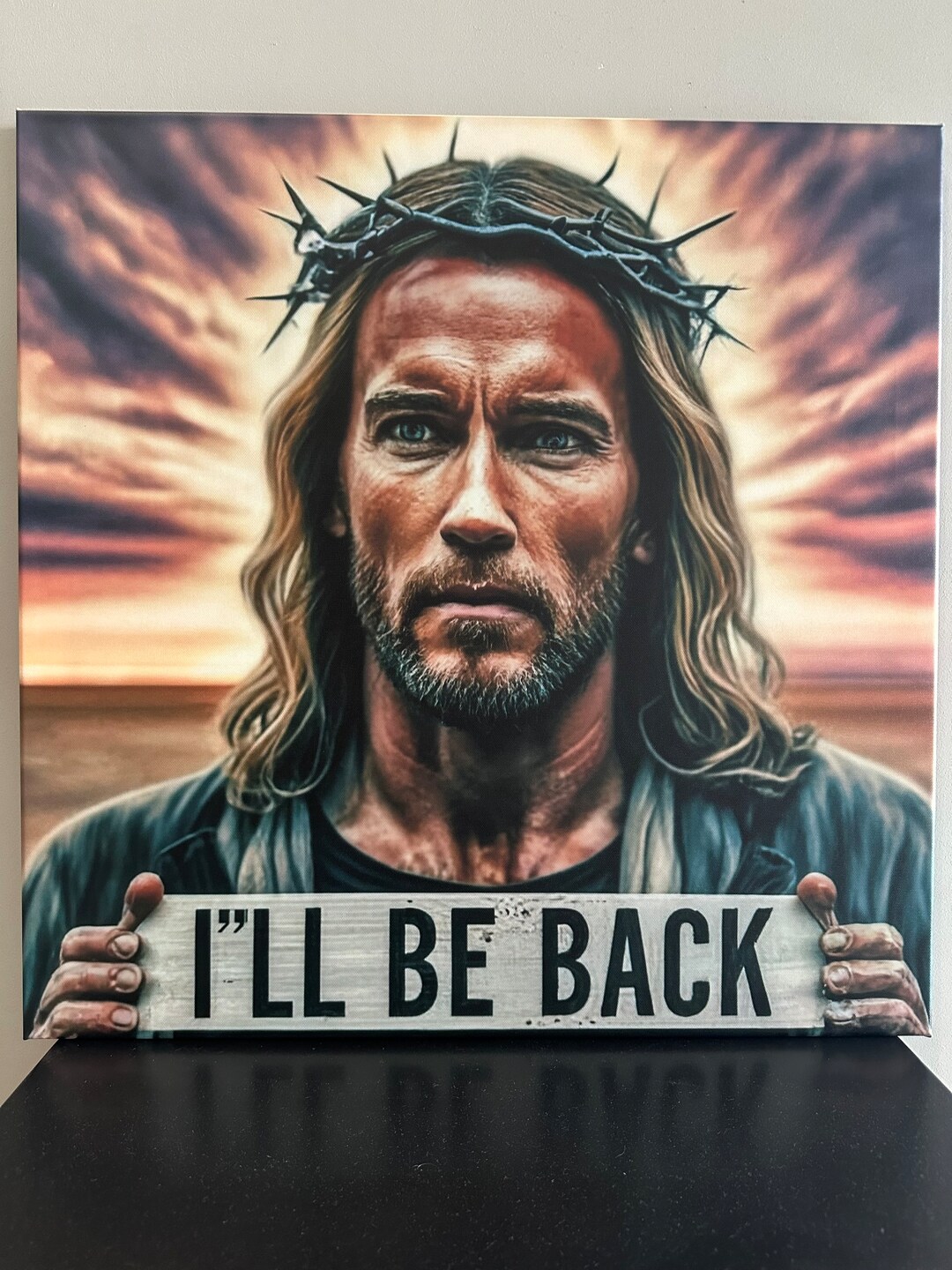 I'll Be Back I Would Come Back jesus, Schwarzenegger, Terminator - Etsy