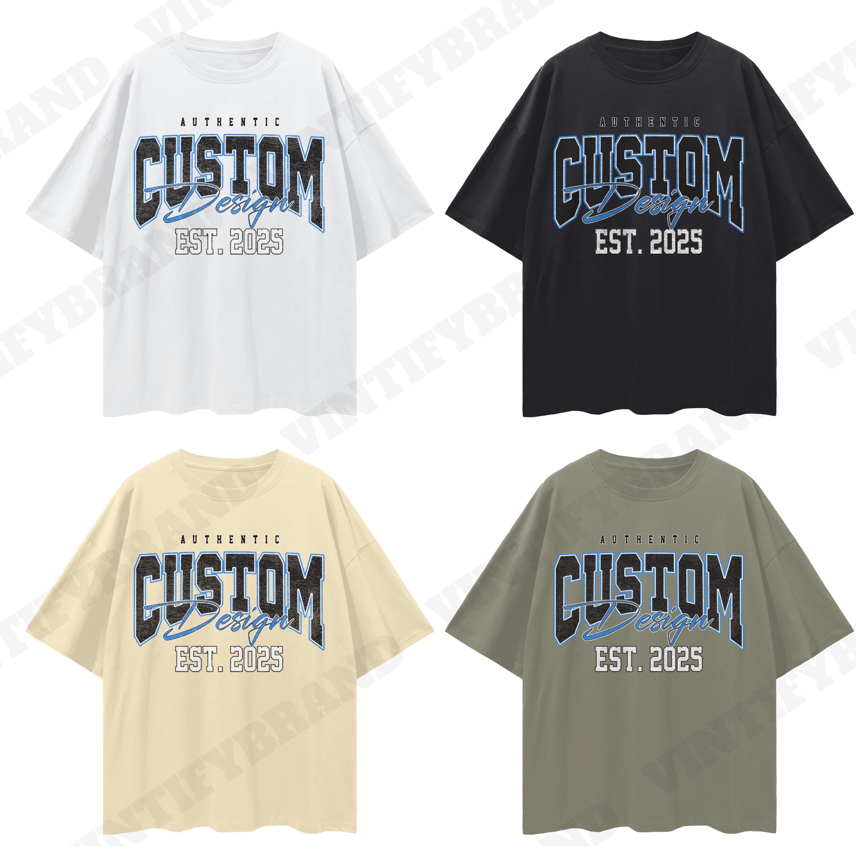 Custom Vintage Varsity T-shirt Design, University Design, Retro ...