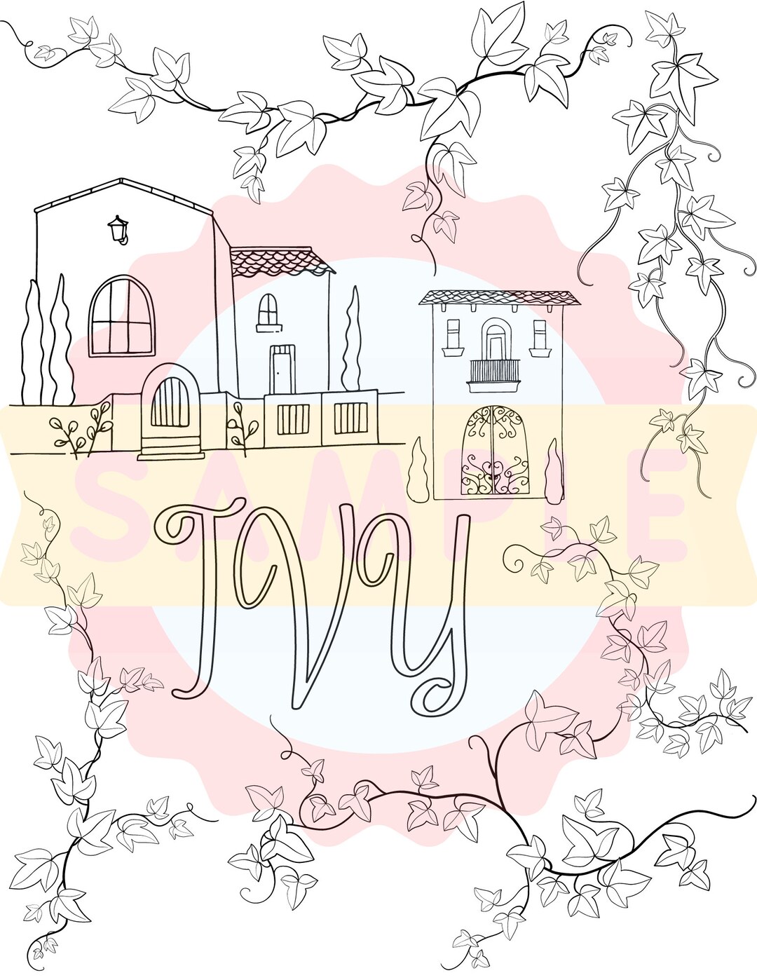 5 Evermore Inspired Coloring Pages - Etsy