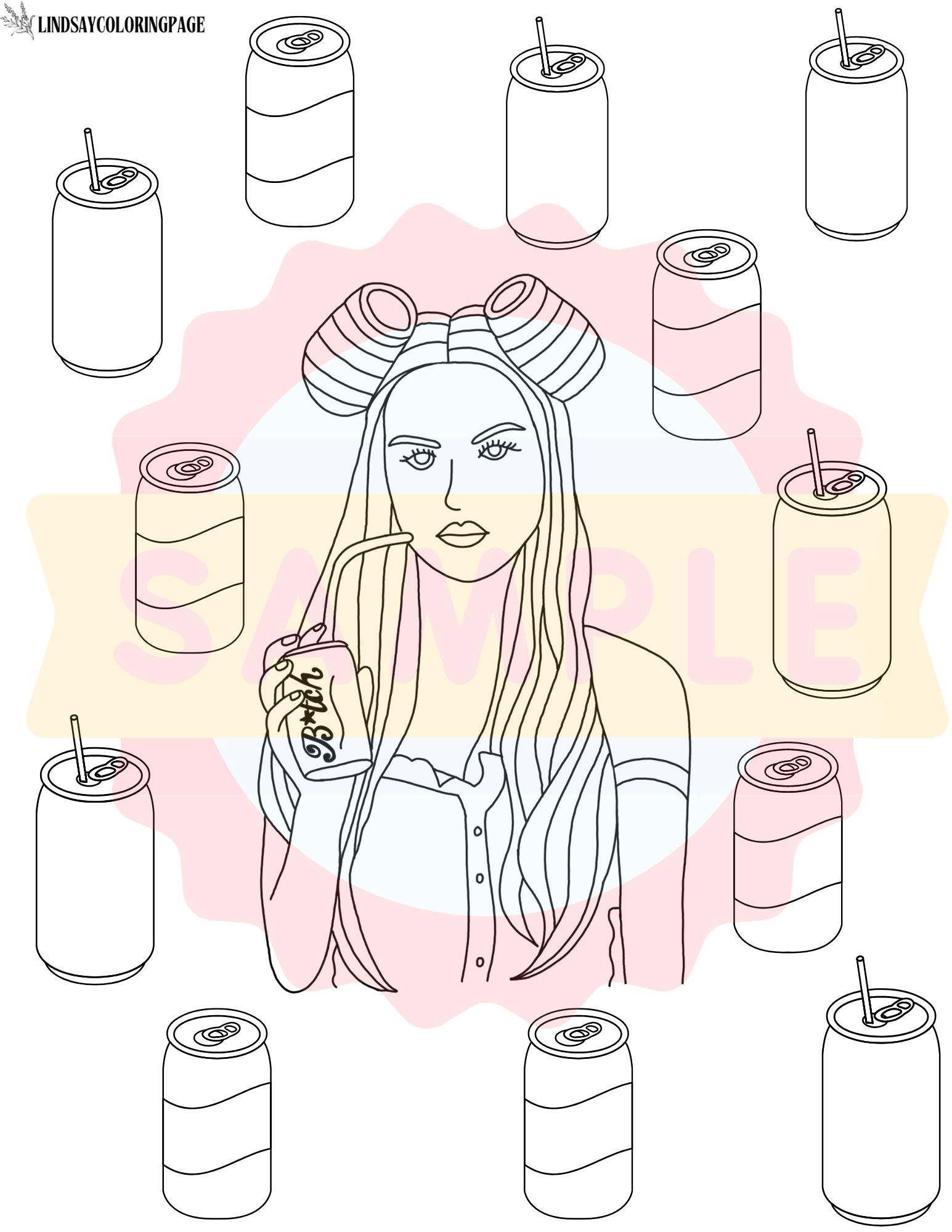 Olivia Rodrigo Coloring Page Printables - Instant Download - Etsy Canada