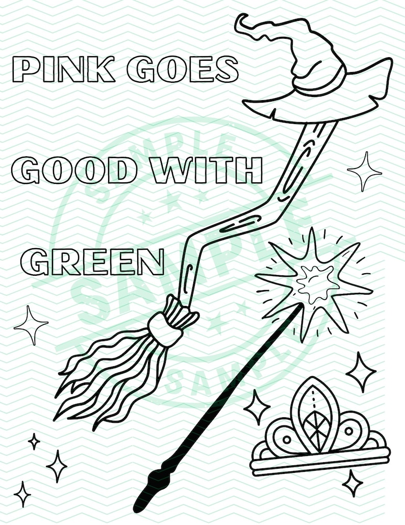 Wicked Coloring Page Pack Printables - Etsy Australia
