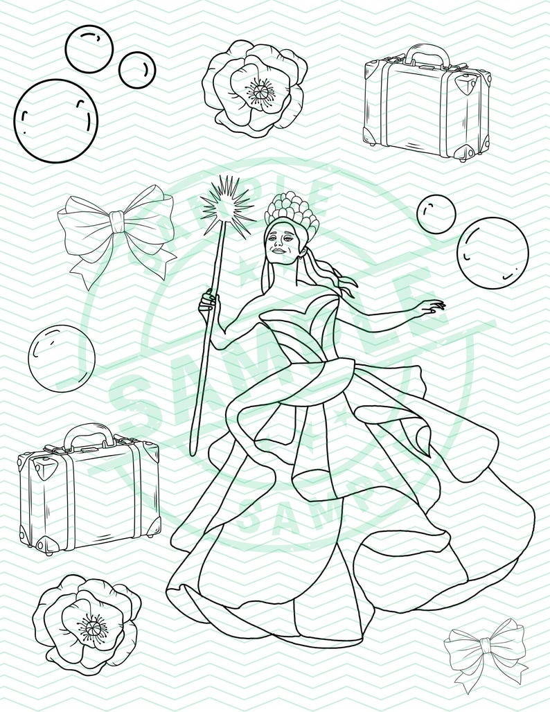 Wicked Coloring Page Pack Printables - Etsy UK