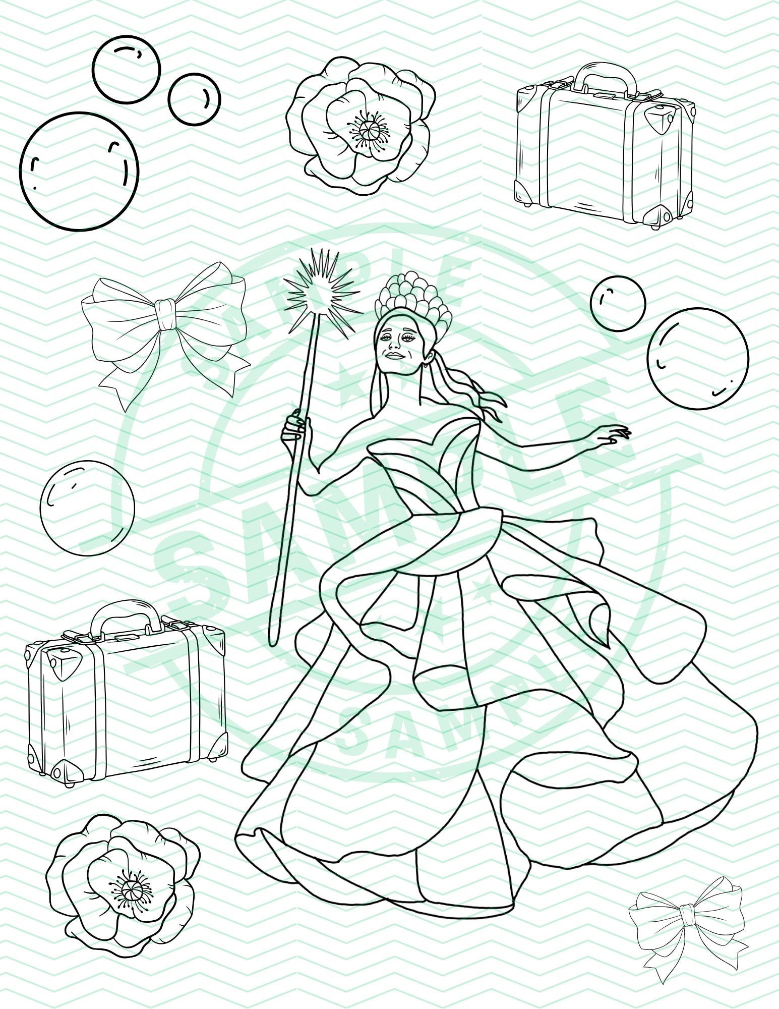 Wicked Coloring Page Pack Printables - Etsy Australia