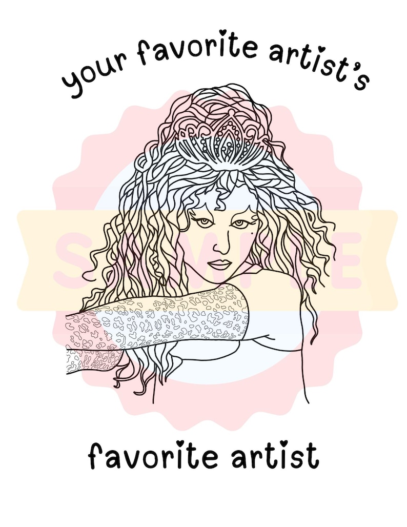 Chappell Roan Coloring Page- Download & Print - Etsy