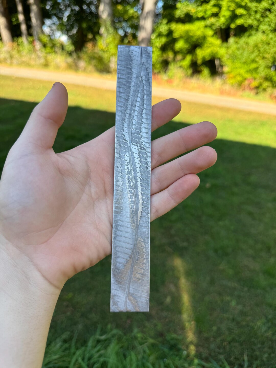 Damascus Steel Billet for Knife Blade Making Keel Pattern - Etsy