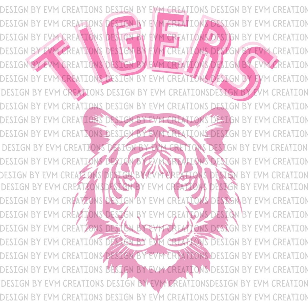 Tigers Pink Out. Sublimation/png Clipart - Etsy