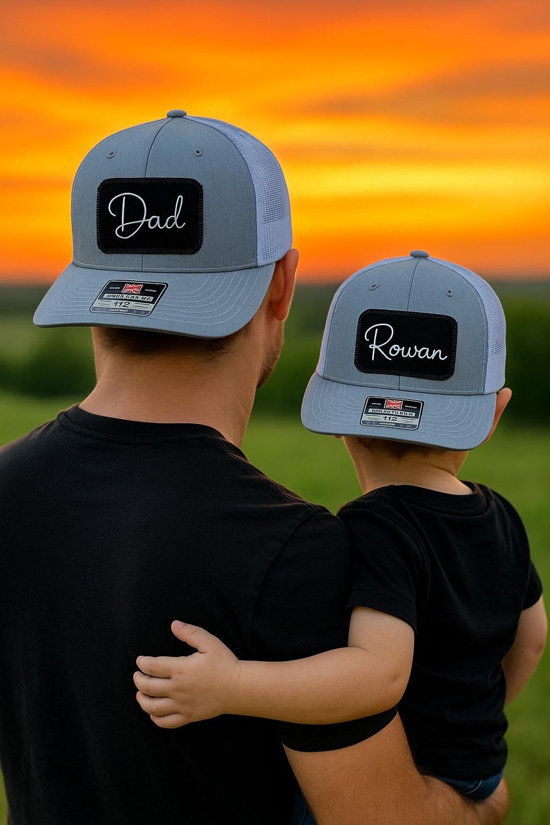 Father-son Matching Hats, Custom Father’s Day Hat, Gift for Him, Daddy ...