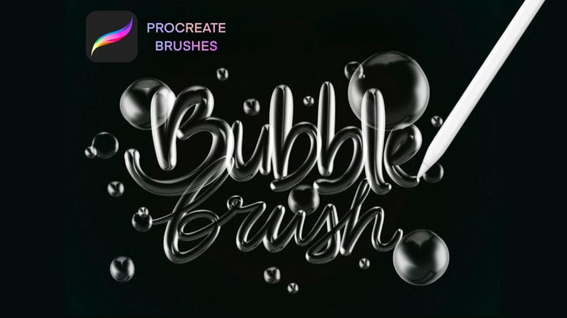 Procreate Bubble Brush - Etsy