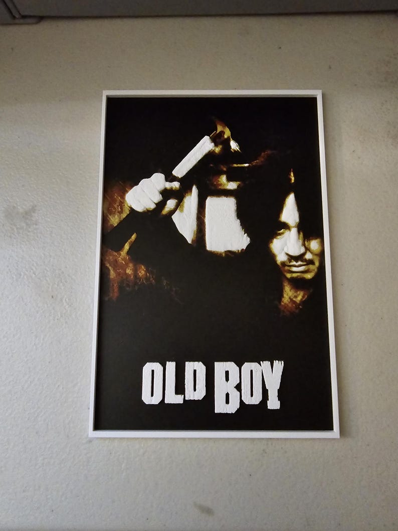 Oldboy Movie Poster 3D Printed - Etsy