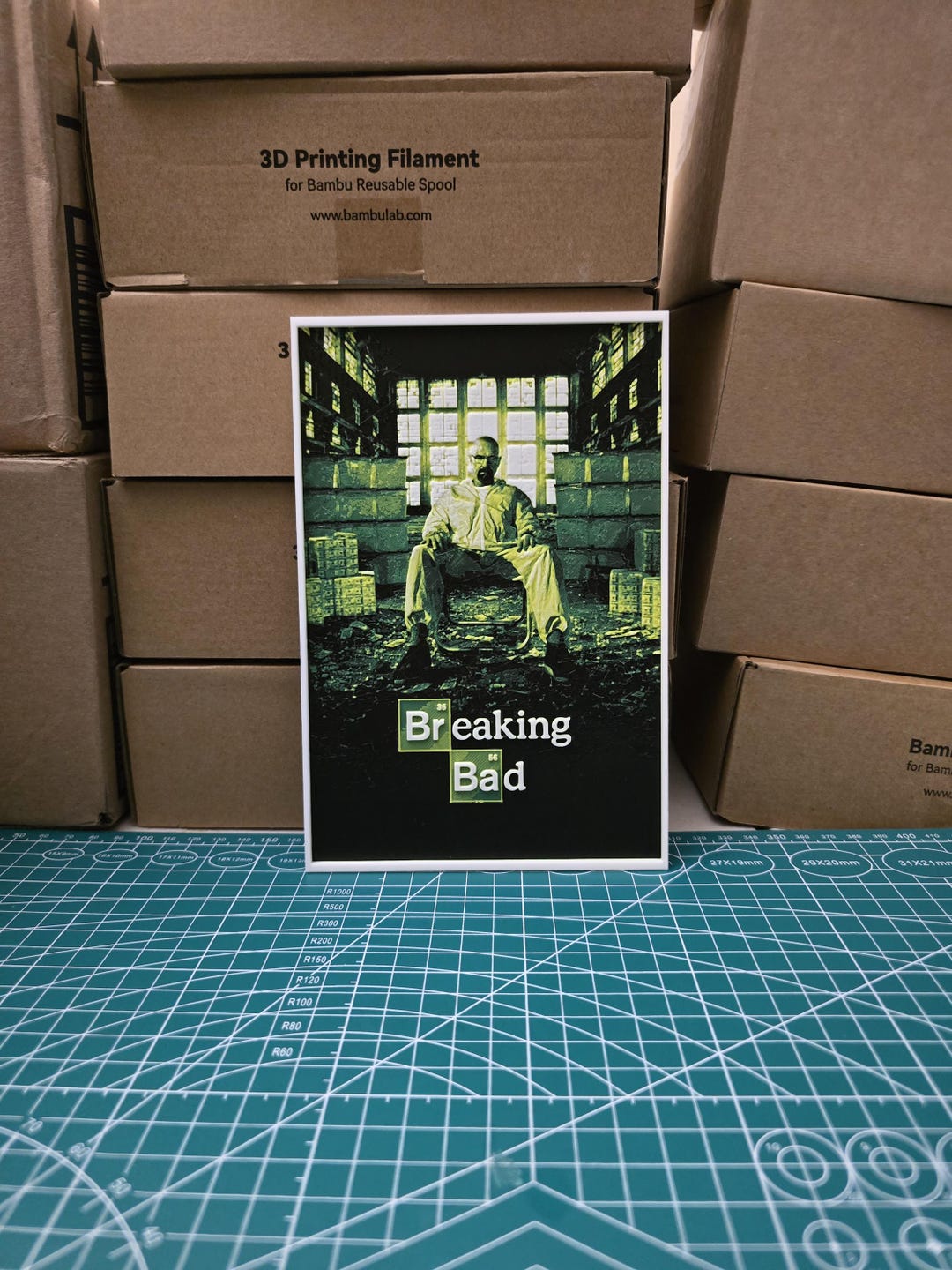 Breaking Bad Poster 3D Printed - Etsy