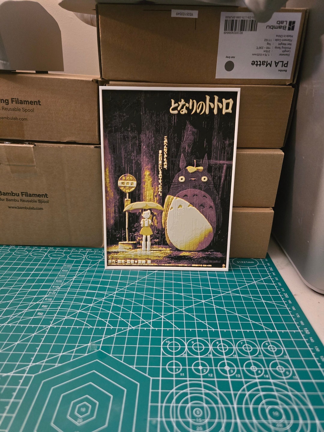 My Neighbor Totoro 3D Printed Sign - Etsy