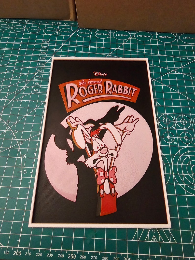Who Framed Roger Rabbit Movie Poster 3D Printed - Etsy