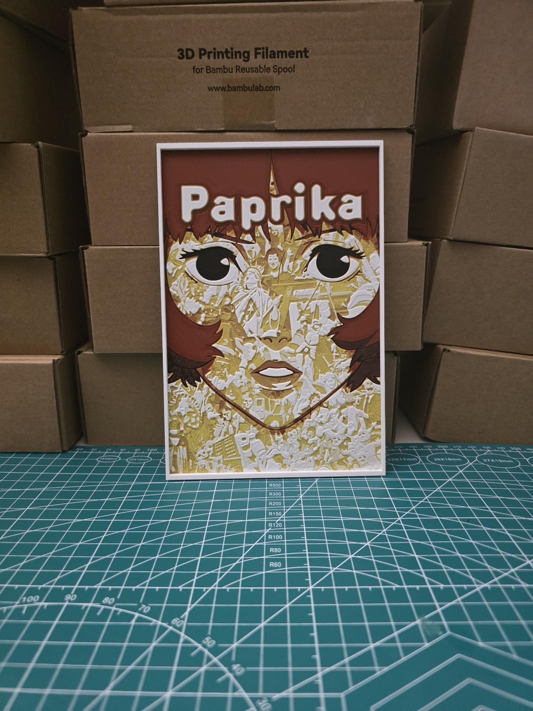 Paprika 3D Printed Sign - Etsy