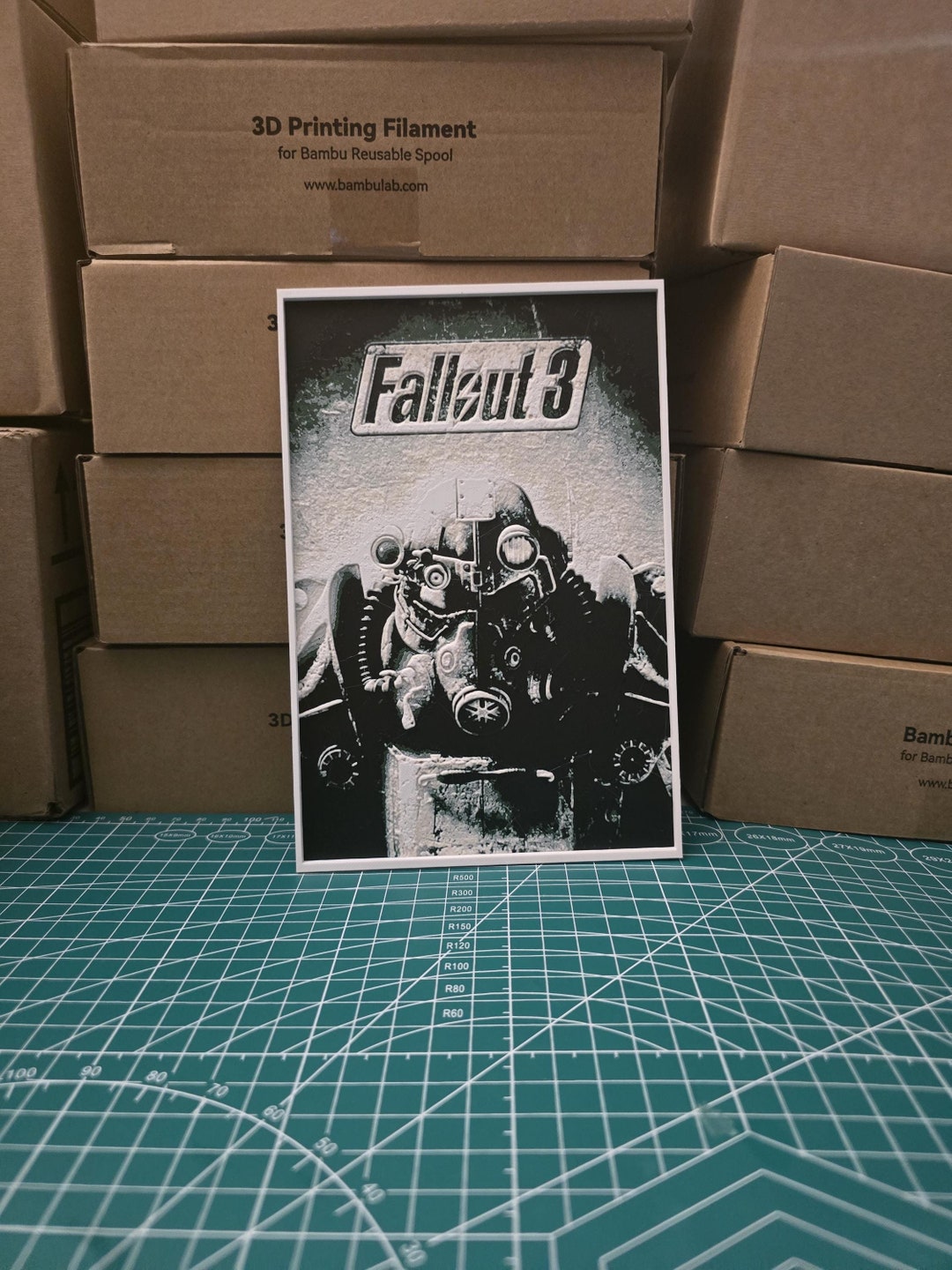 Fallout 3 Poster 3D Printed - Etsy