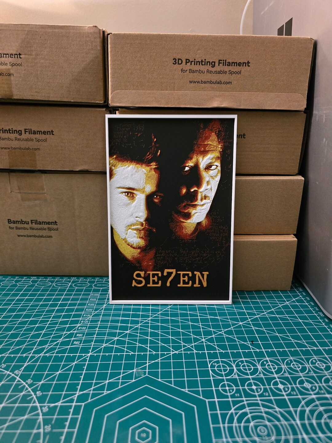 Se7en 3D Printed Sign - Etsy