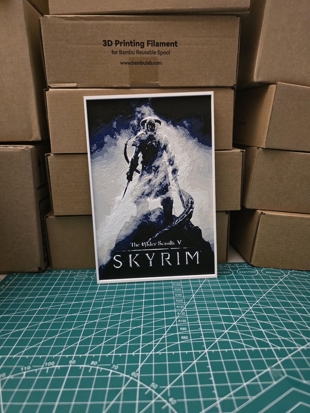 The Elder Scrolls V: Skyrim 3D Printed Sign - Etsy