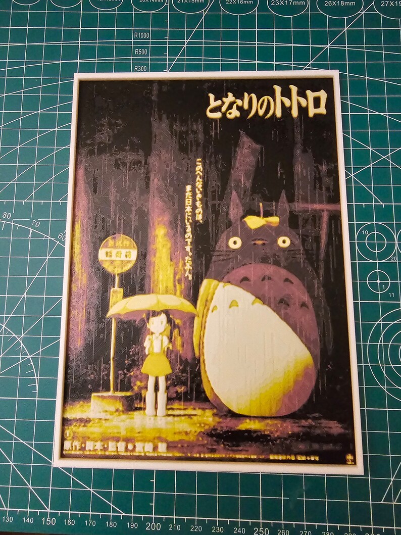 My Neighbor Totoro 3D Printed Sign - Etsy