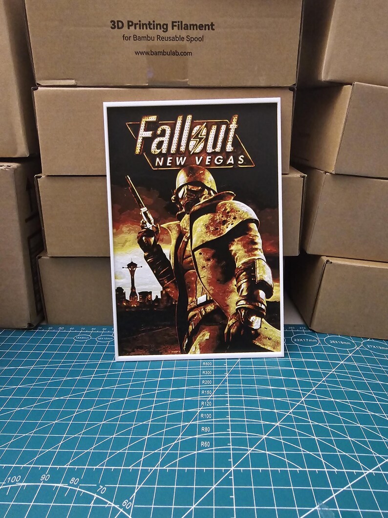 Fallout New Vegas 3D Printed Sign - Etsy