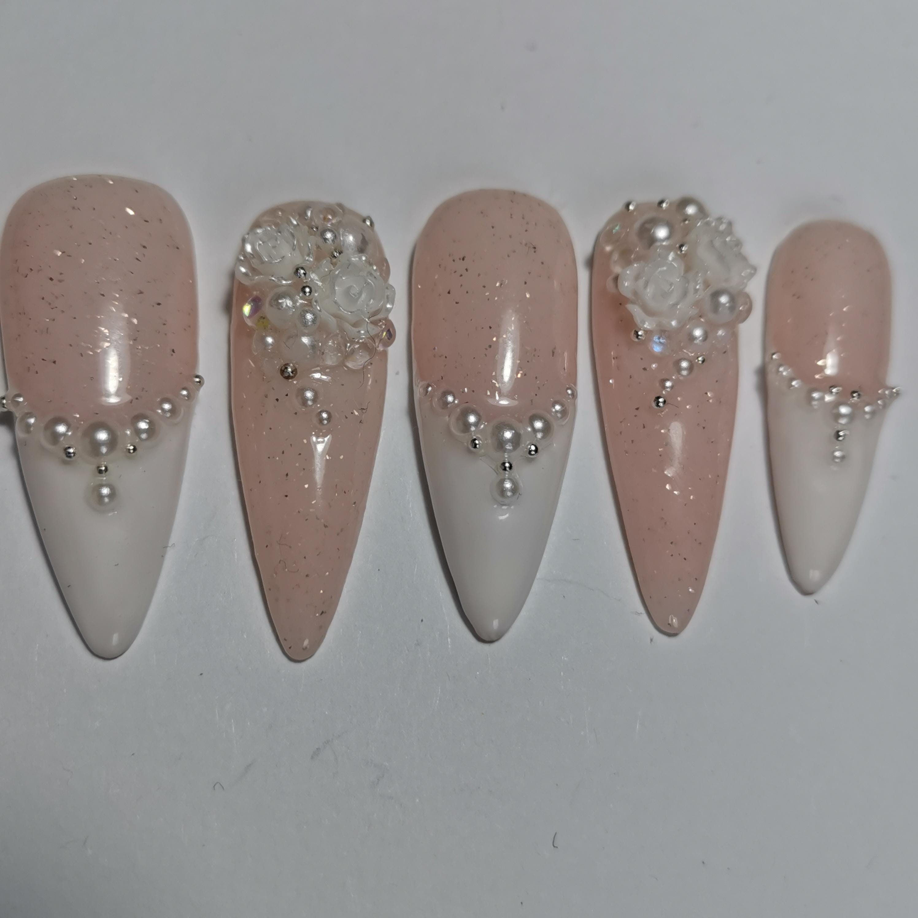 Wedding Nails, Bridal Nail Designs, Bride Nails, Wedding Nail Art ...